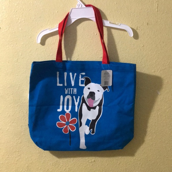 the art of genger oliphant | Bags | Canvas Tote Bag Live With Joy Nwt ...